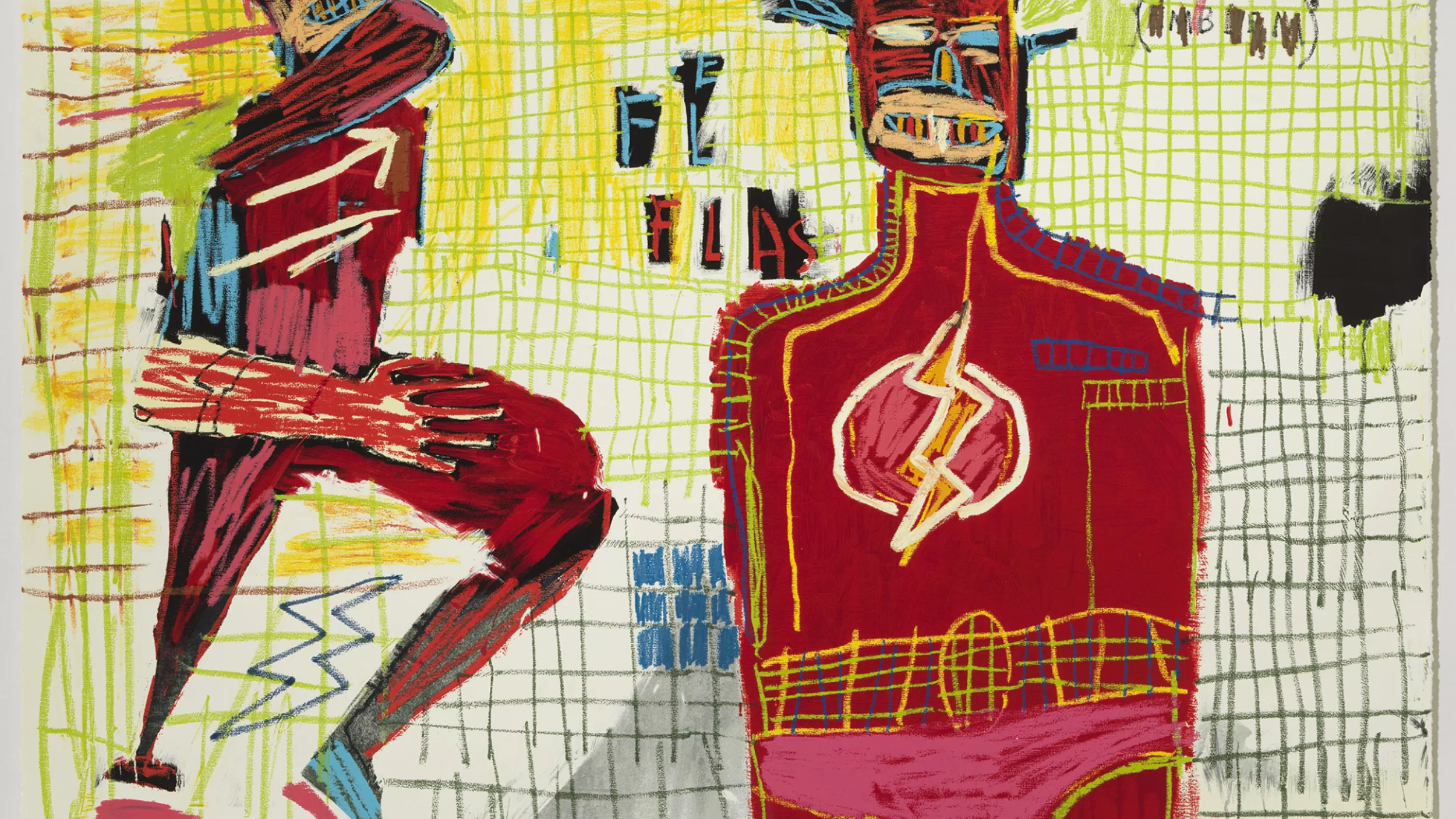 Jean Michel Basquiat Famous Artwork Jean Michel Basquiat (Manner Of):